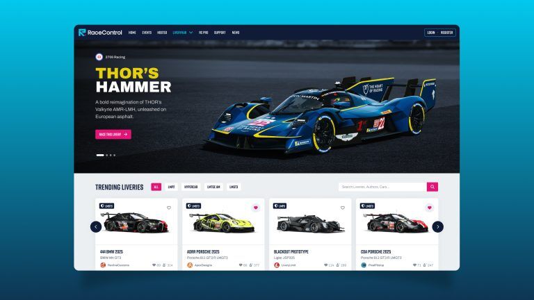 The New Livery Hub Launches For LMU - RaceControl News